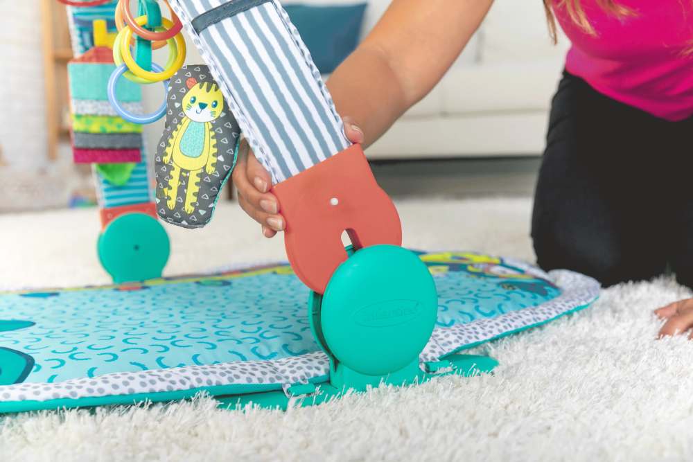 Infantino 3-in-1 Deluxe Magic Arch Safari Activity Gym, 0-12 Months ...