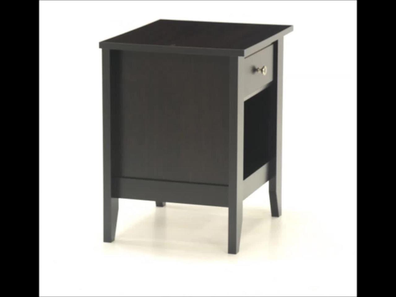 Sauder Shoal Creek Night Stand, Jamocha Wood Finish - Walmart.com