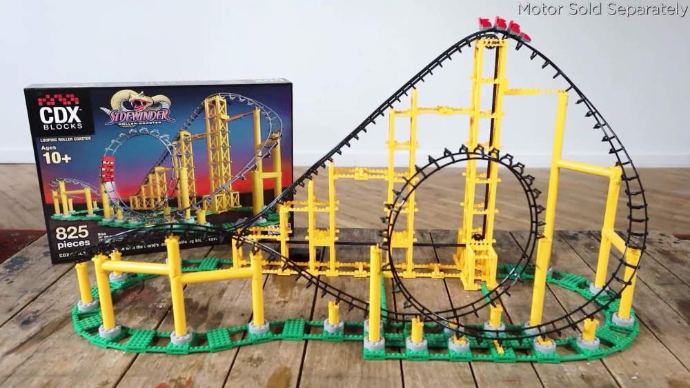 CDX Blocks: Sidewinder - 825 Pieces, Building Brick Set, Gravity ...