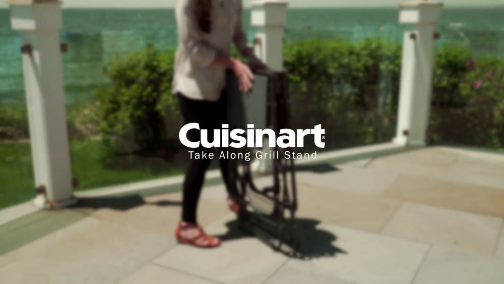 Cuisinart Aluminum Grill Stand with Adjustable Shelf - Walmart.com