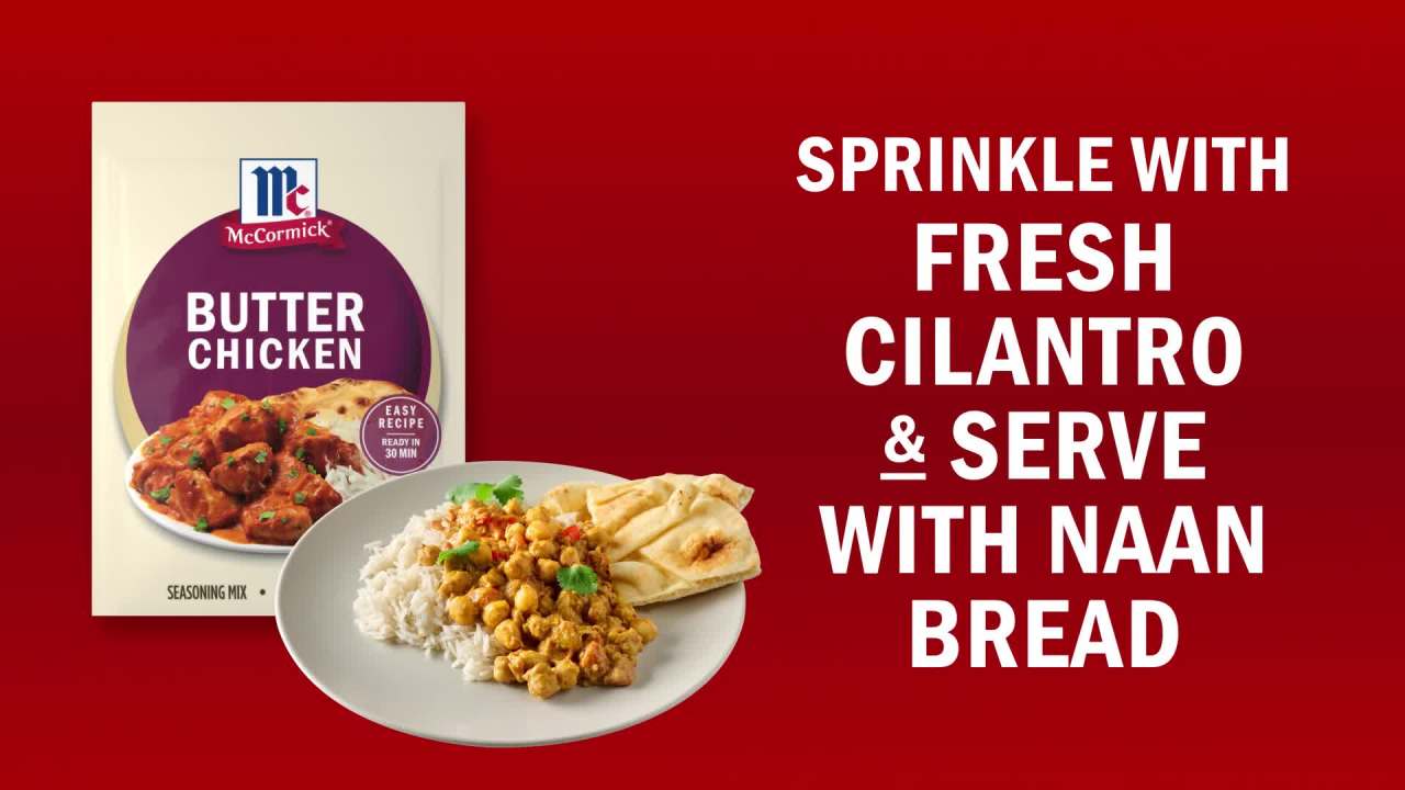 McCormick Butter Chicken Seasoning Mix, 0.87 oz Packet - Walmart.com