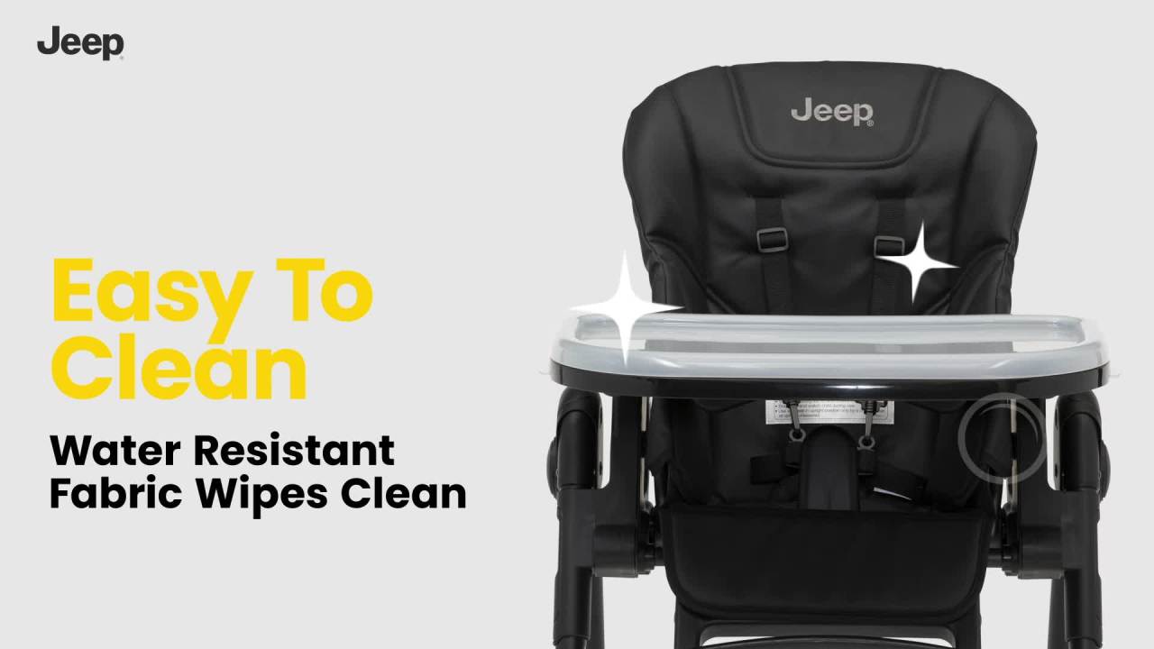 Jeep by Delta Children Classic Convertible 2-in-1 High Chair for Babies ...