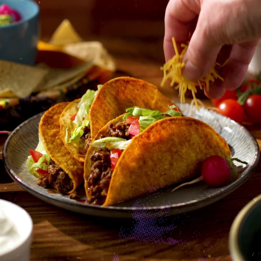 Taco Bell Hot Seasoned Flavor Crunchy Taco Shells, 12 ct, 4.8 oz spicy ...