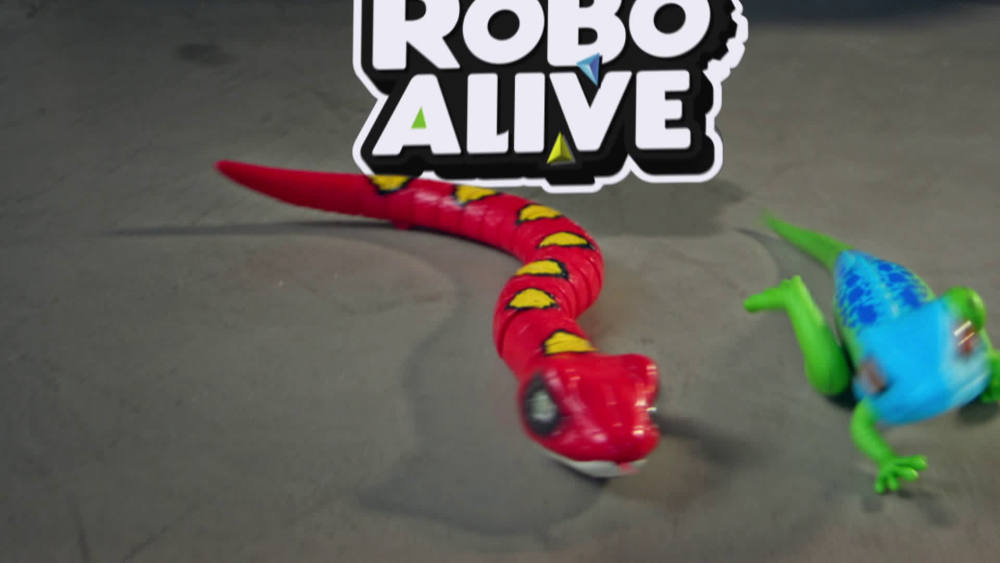 Robo Alive Lurking Lizard Battery-Powered Robotic Toy by ZURU (Coloring ...