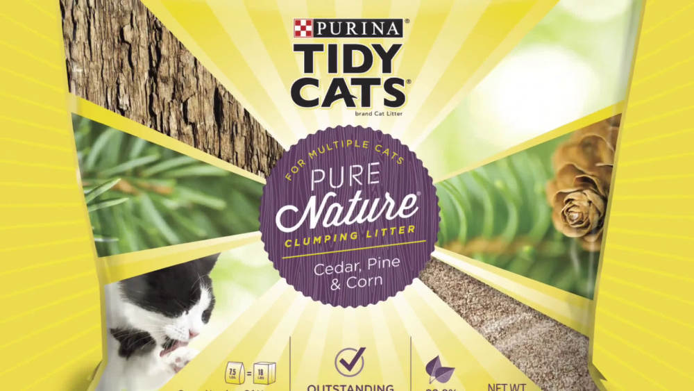 Purina Tidy Cats Natural Clumping Cat Litter, Pure Nature Cedar, Pine ...