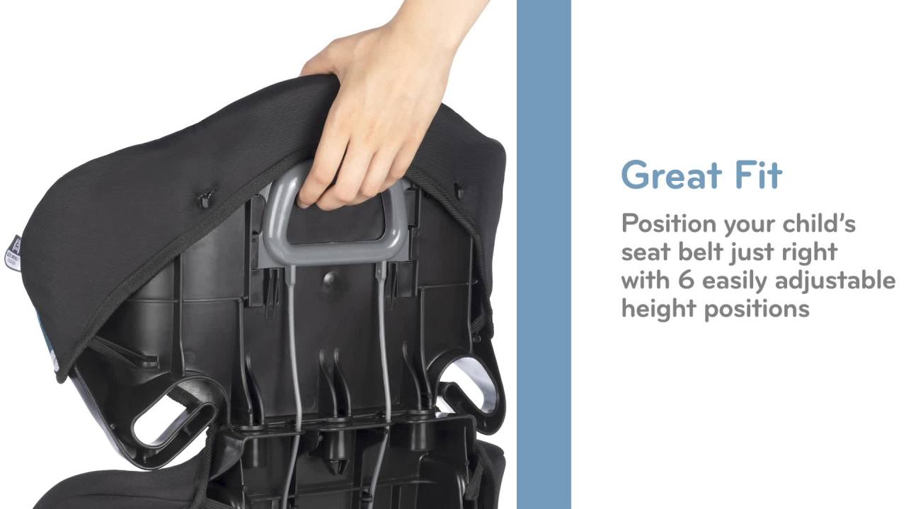 Evenflo Big Kid Sport High Back Booster Car Seat with Dual Cup Holders ...