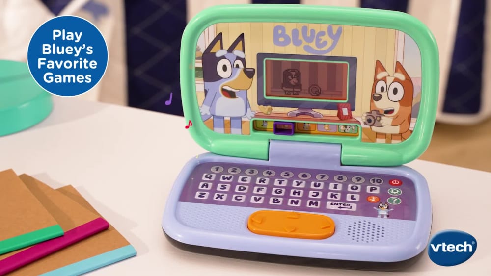 Bluey Game Time Laptop - Preschool Classroom Learning Tool - Walmart ...