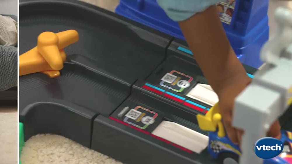 VTech Go! Go! Smart Wheels Checkered Flag Motorized Track Set with ...