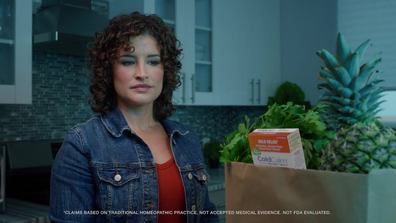 Boiron ColdCalm Tablet Relief of Common Cold Symptoms Sneezing, Runny ...