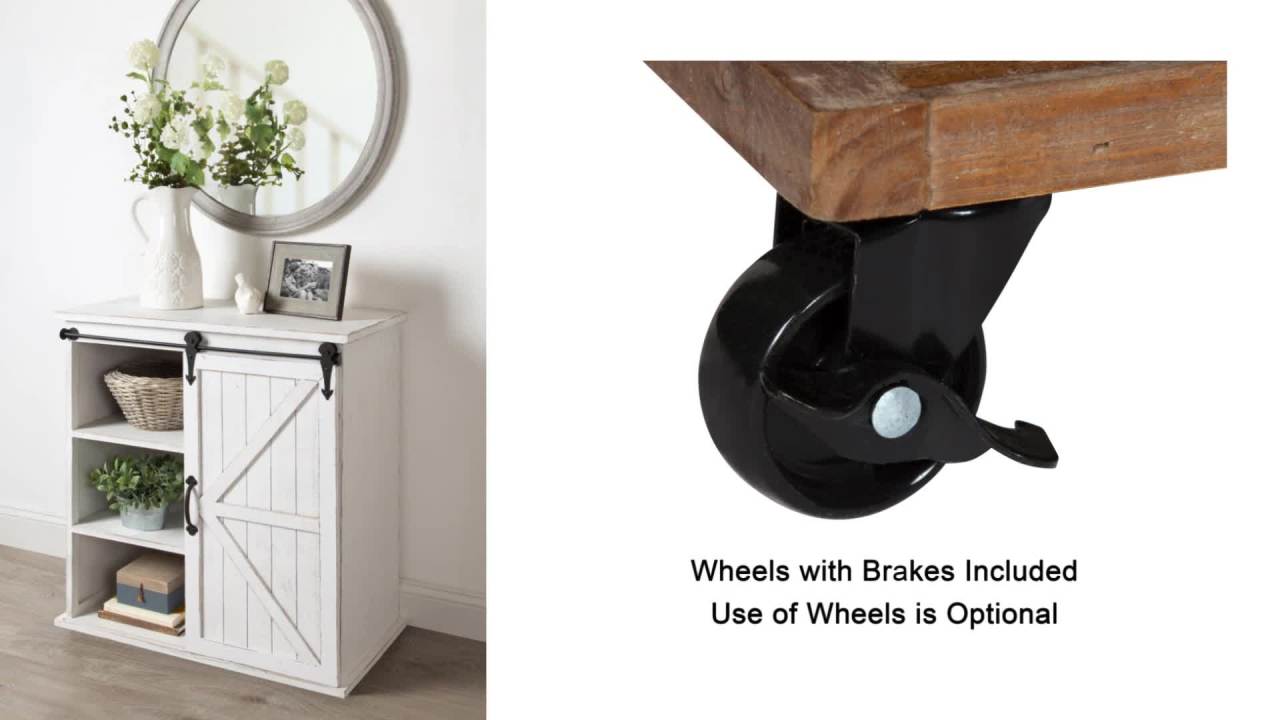 Kate and Laurel Cates Multi-Purpose Wooden Rolling Kitchen Cart Storage ...