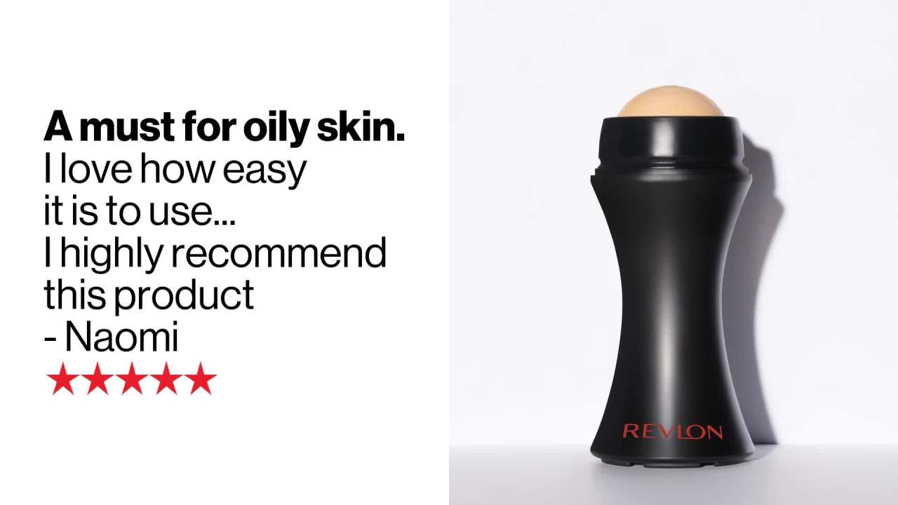 Revlon Oil Control Stone Face Tool for Oily Skin, Portable Volcanic ...