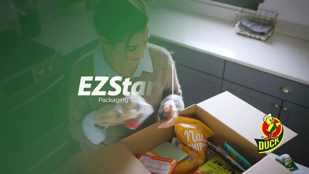 Duck EZ Start 1.88 in. x 54.6 yd. Clear Acrylic Packing Tape, 4 Pack ...