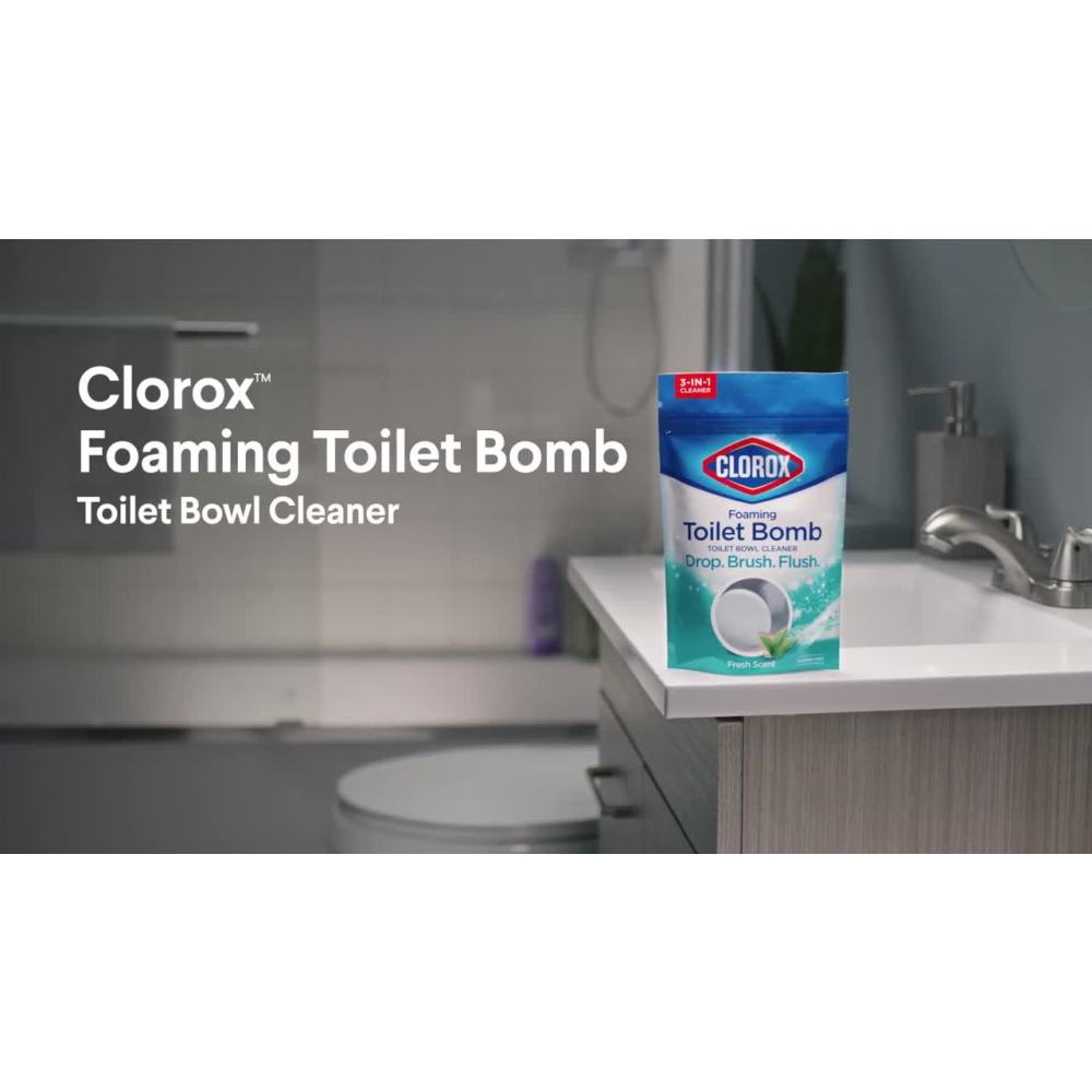 Clorox Toilet Cleaner, Foaming Tablets, Fresh Scent, 5 Count - Walmart.com