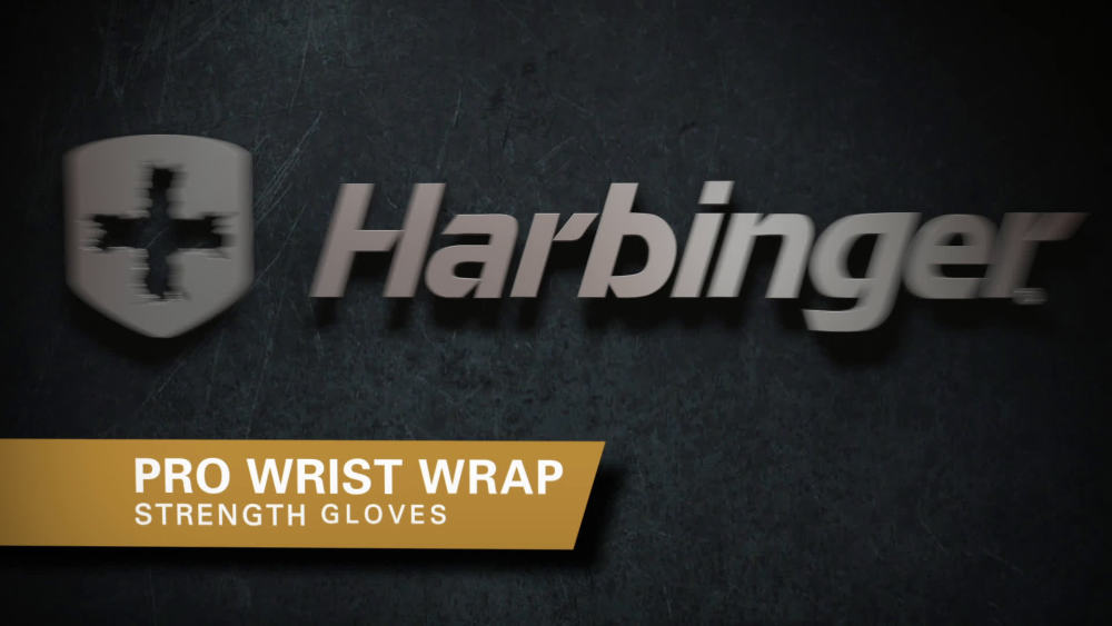 Harbinger Pro Wrist Wrap Glove Black Large - Walmart.com