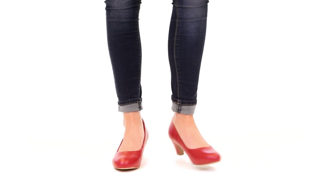 Journee Womens Luu Comfort Insole Round Toe Low Block Heel Pumps ...