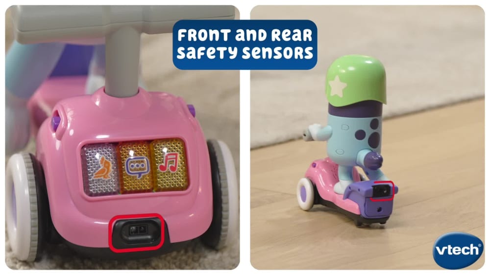 VTech® Bluey Scooter Time, Moving Electronic Figure Toy for Kids 3-6 ...