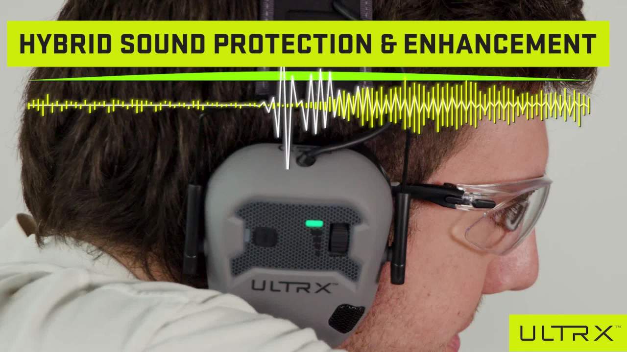 ULTRX™ Keen Safety Glasses, Amber, Gray Frames, Adult, Anti-fog ...