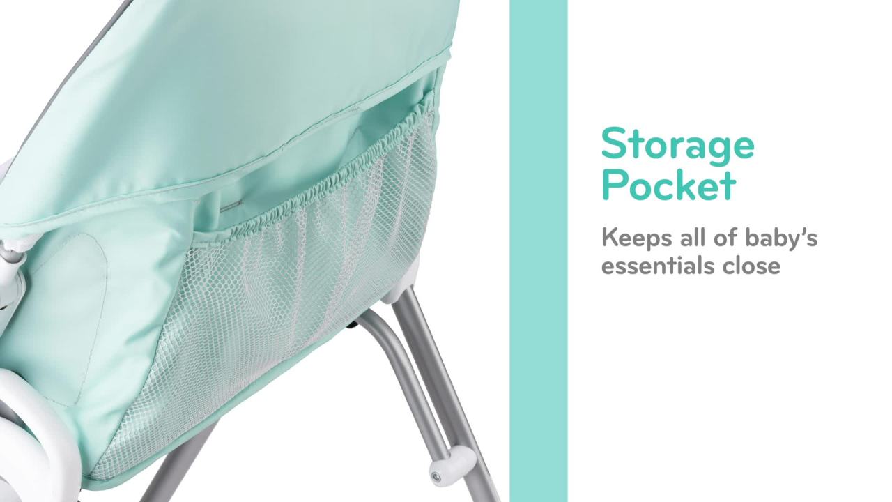 Evenflo Symmetry Flat Fold High Chair, Spearmint Spree - Walmart.com