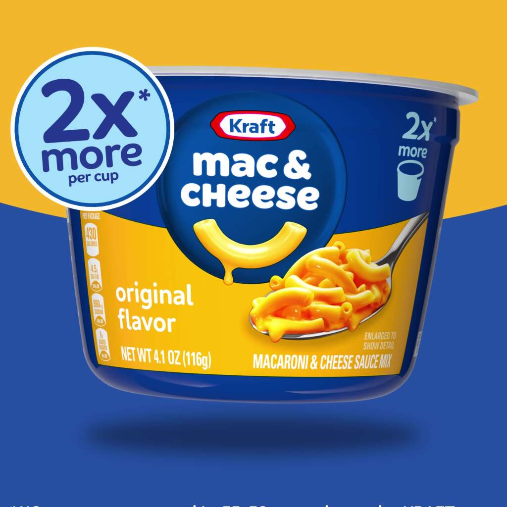 Kraft Mac & Cheese 2pk | Catering snack solutions - Walmart Business ...