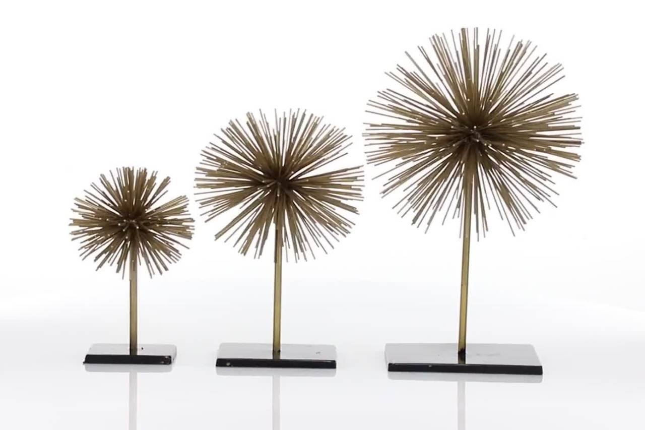 Modish Metal 3D Table Top Set Of 3 - Walmart.com