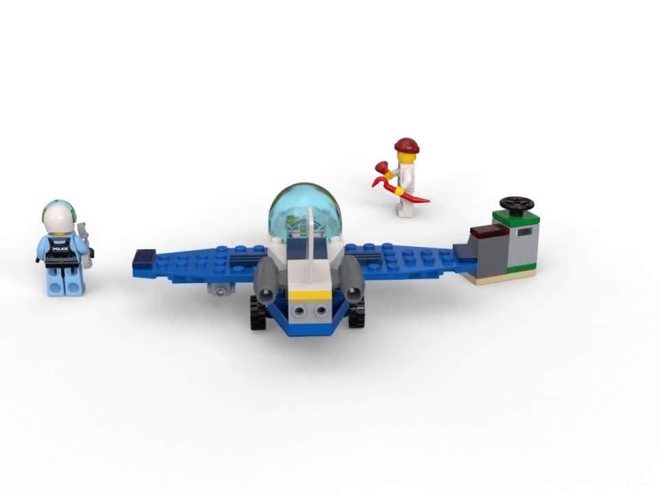 LEGO City Police Sky Police Jet Patrol Airplane Toy 60206 - Walmart.com