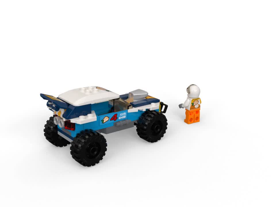LEGO Desert Rally Racer, Terrain Truck Toy with Adjustable Spoiler ...
