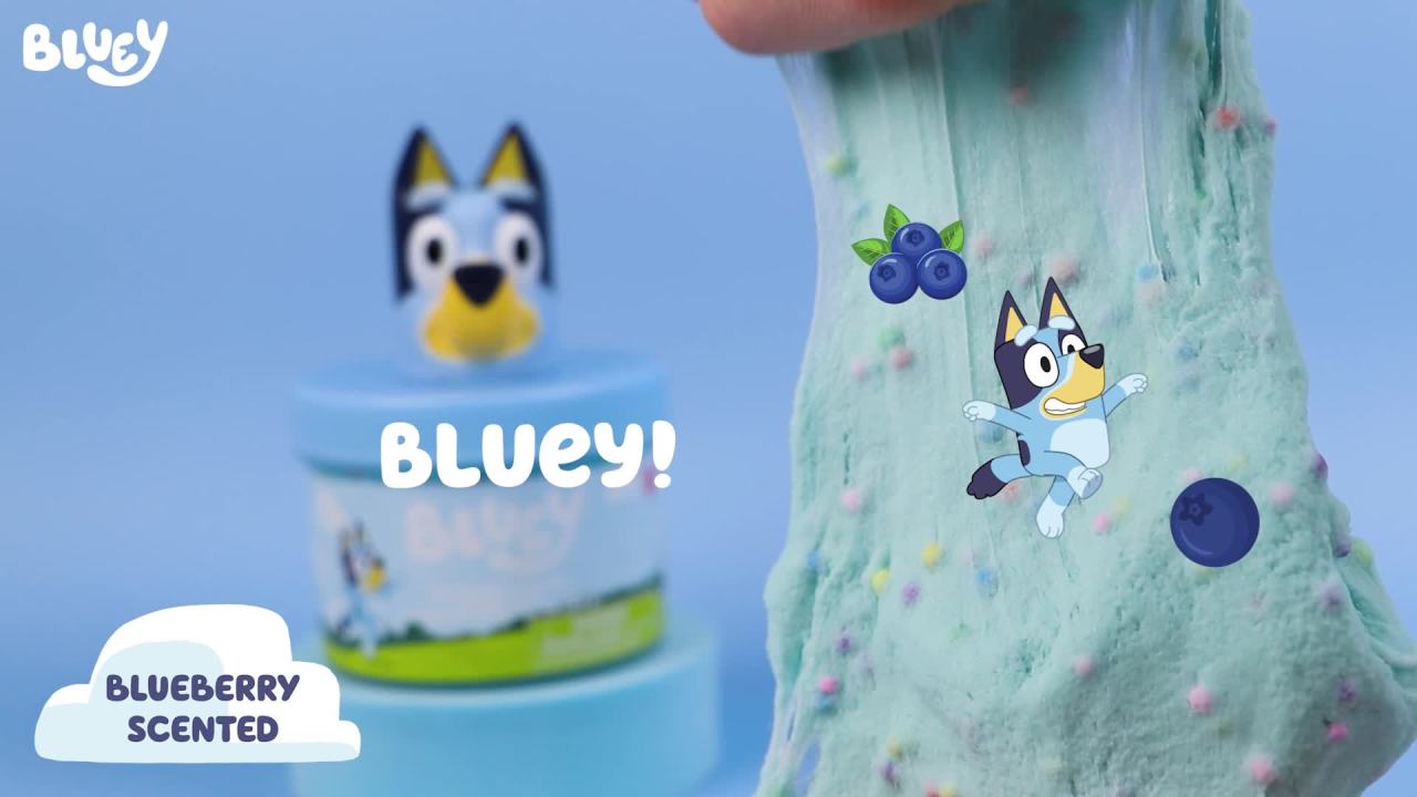 Bluey, Premium Cloud Slime, 7.4 oz, Blueberry Scented - Walmart.com