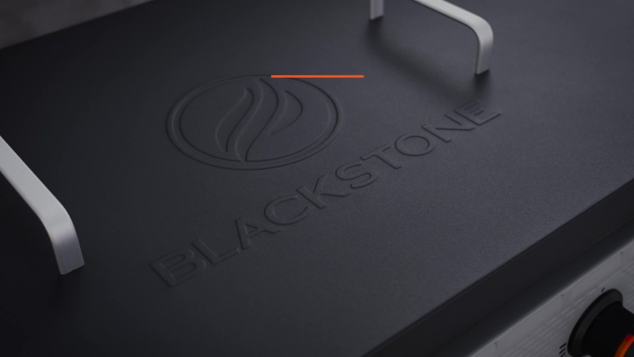 Blackstone Bronco Outdoor Griddle, 5-Burner 44" Propane Flat Top Grill ...