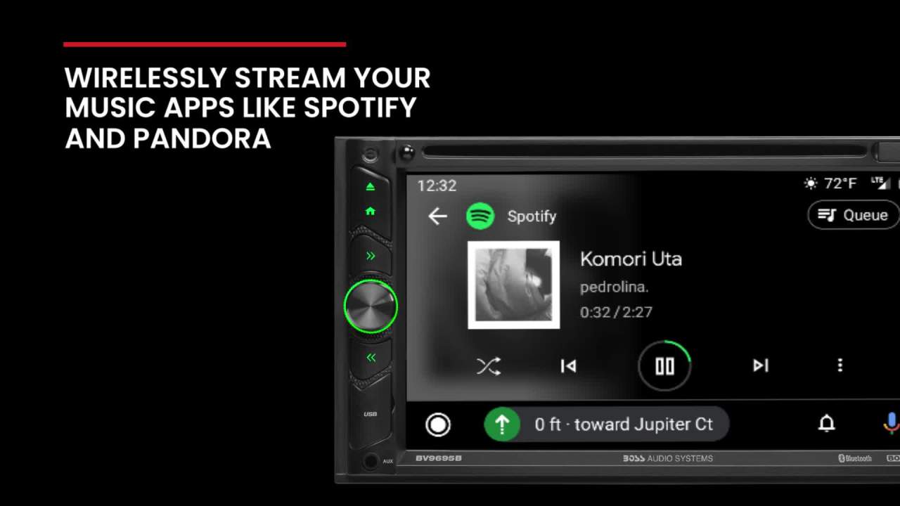 BOSS Audio Systems BV9695B Automotive Bluetooth Music Head Unit Car ...