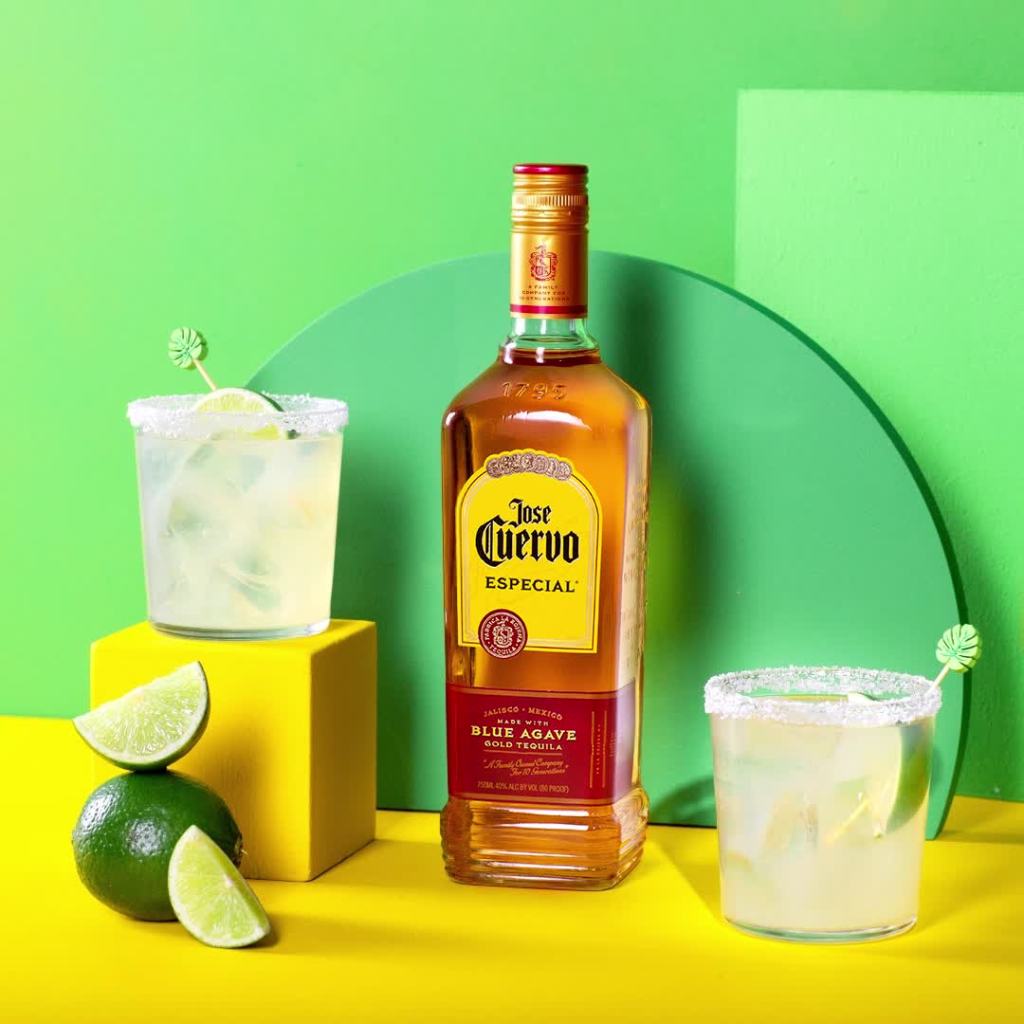 Jose Cuervo Especial Gold Tequila, 40% ABV, 80 Proof, 1 Count, 375 ml ...