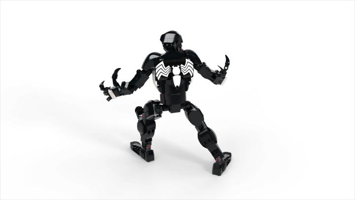 LEGO Marvel Venom Figure, 76230 Fully Articulated Super Villain Action Toy, Spider-Man Universe ...