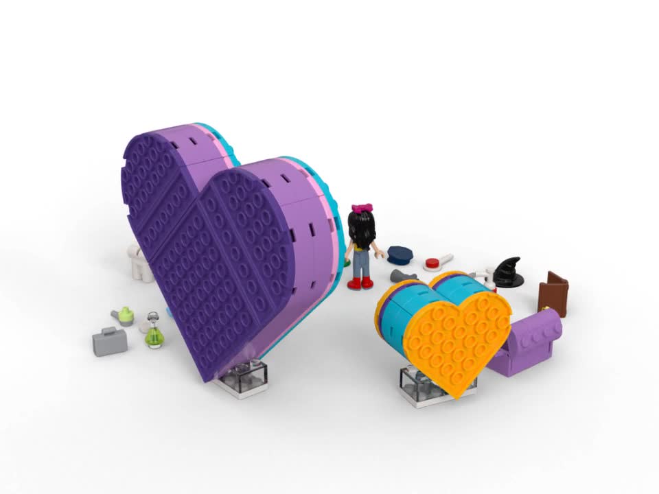 LEGO Friends Heart Box Pack 41359 - Play Set with Vicky, Olivia Mini ...