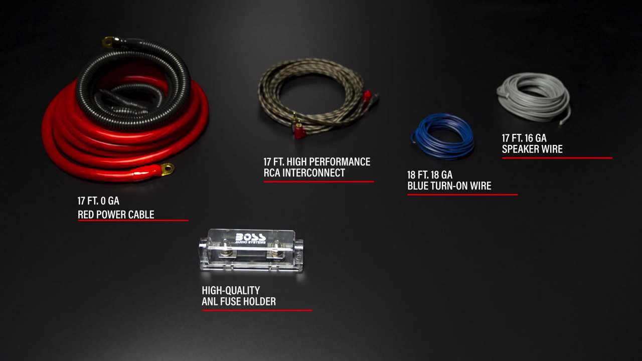 Free Shipping! Boss Audio Systems KIT20 Car Amplifier Installation ...