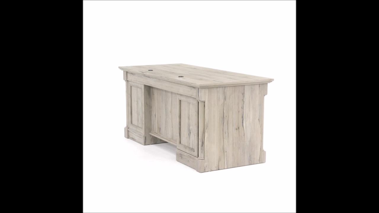 Sauder Palladia Executive Desk, Split Oak Finish - Walmart.com