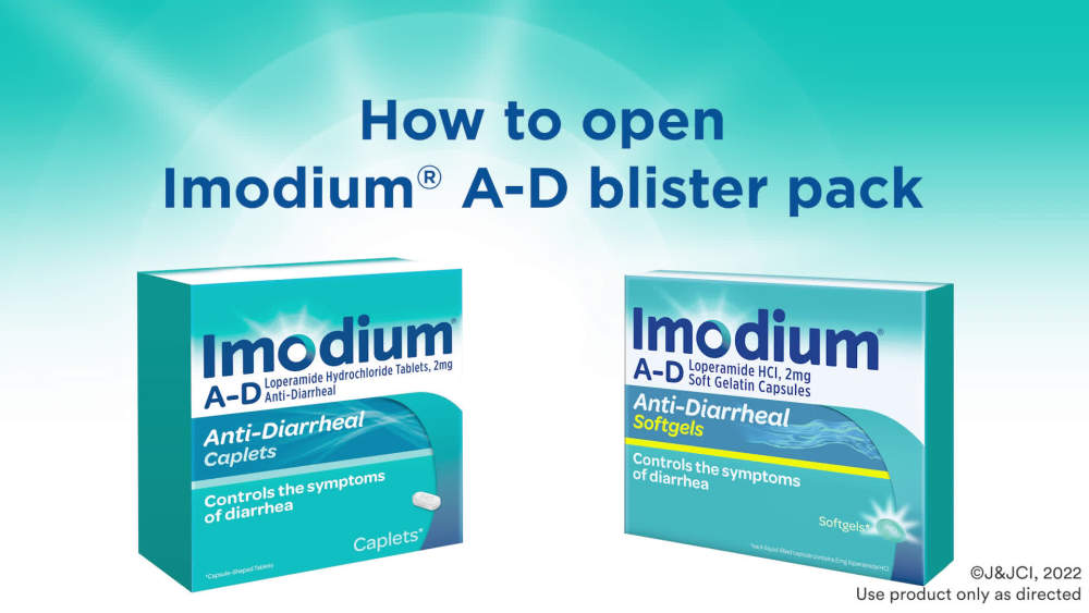 Imodium A-D Anti-Diarrheal Softgels, Loperamide Hydrochloride, 24 ct ...