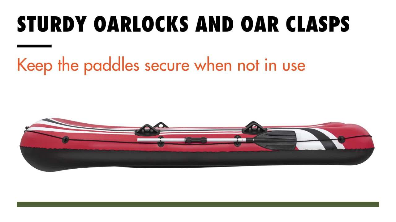 Free Shipping! Ozark Trail Inflatable 4-Person PVC Boat 50 Inch ...