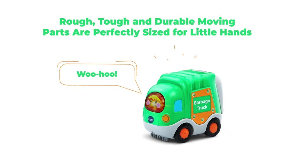 VTech Go! Go! Smart Wheels Garbage Truck and Excavator - Walmart.com