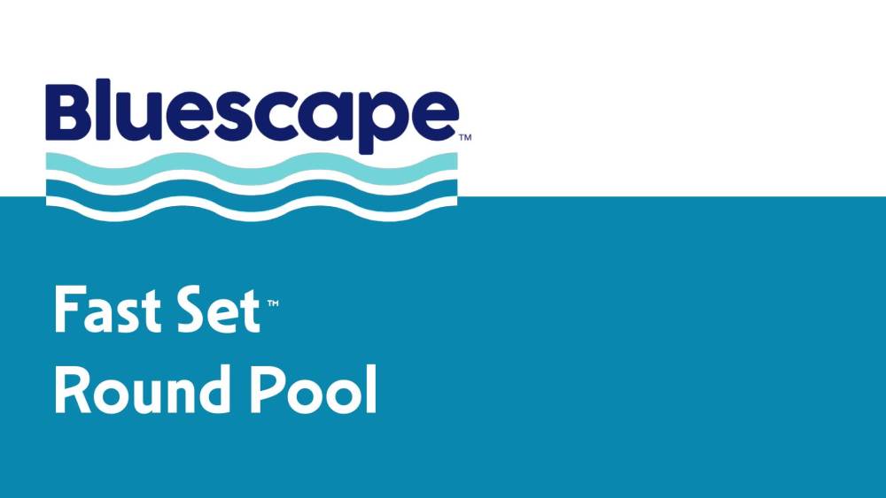 Bluescape Fast Set 10’ x 30” Round Inflatable Soft Sided Above Ground ...