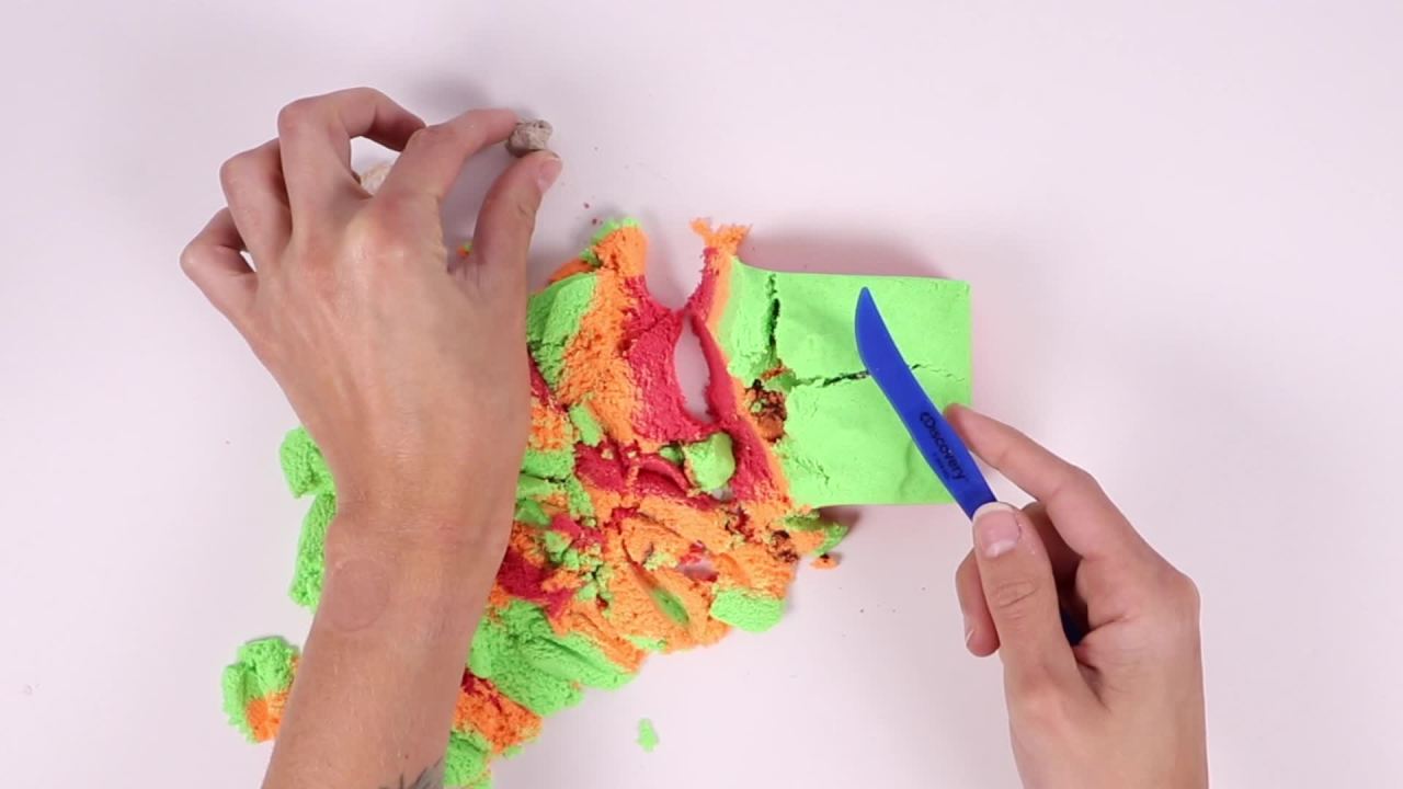 Discovery Geology Sand Dig, Precious Gemstones, Remoldable Sand, STEAM ...