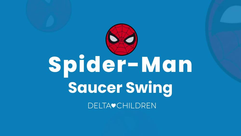 Marvel Spider-Man 40-inch Saucer Swing – Includes Hardware for Swing ...