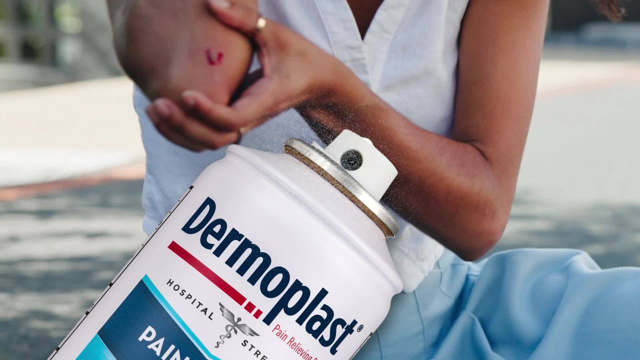 Dermoplast Pain Relief Spray for Minor Cuts, Burns and Bug Bites, 2.75 ...