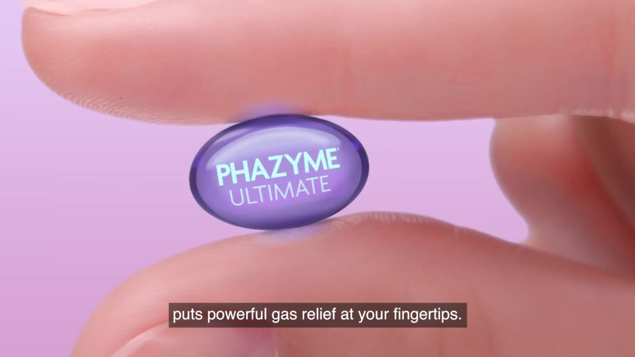 Phazyme Ultimate Anti-Gas Relief, Simethicone Pills, Fast Bloating ...
