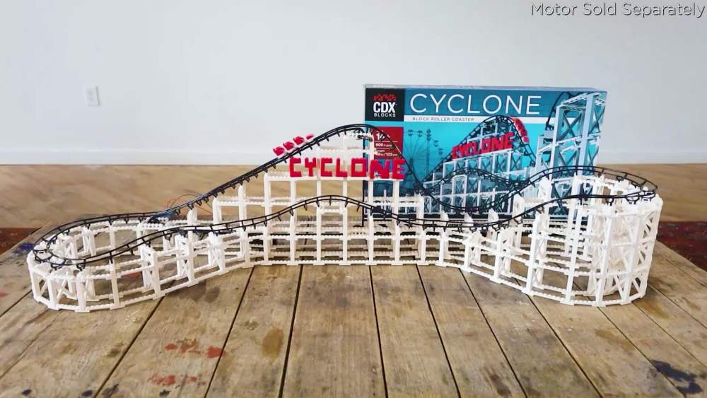 CDX Blocks: Cyclone - 900+ Pieces, Building Brick Set, Gravity Powered ...