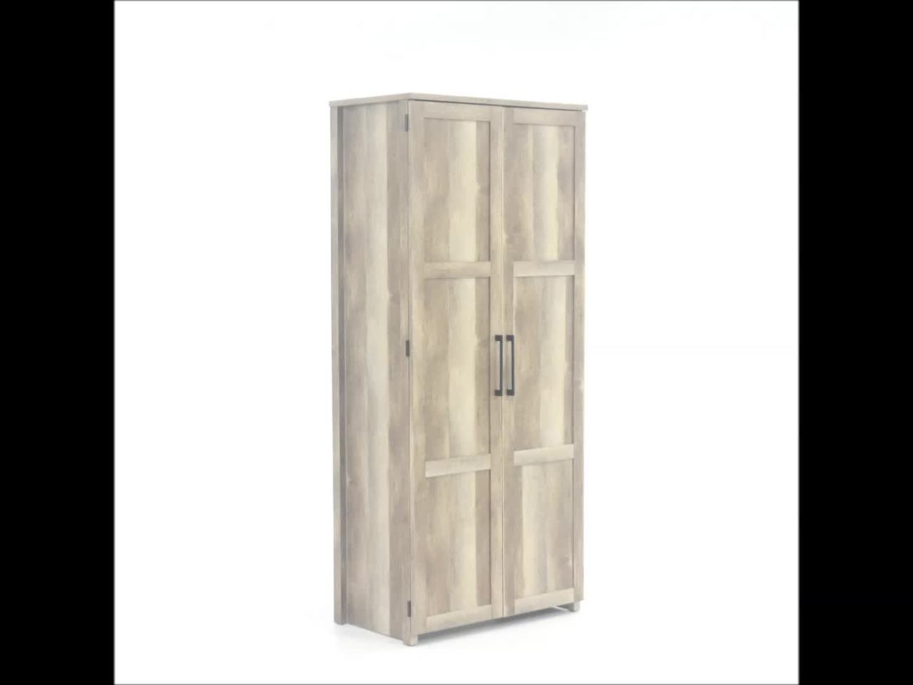 Sauder HomePlus Storage Cabinet, Lintel Oak Finish - Walmart.com