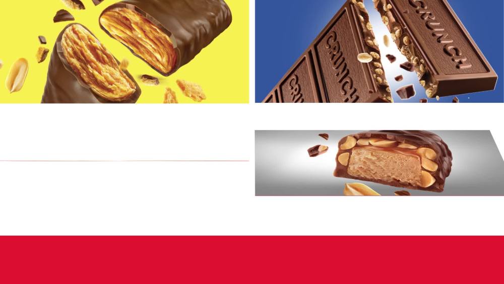 CRUNCH Milk Chocolate and Crisped Rice, Share Size Candy Bars, 2.7 oz ...