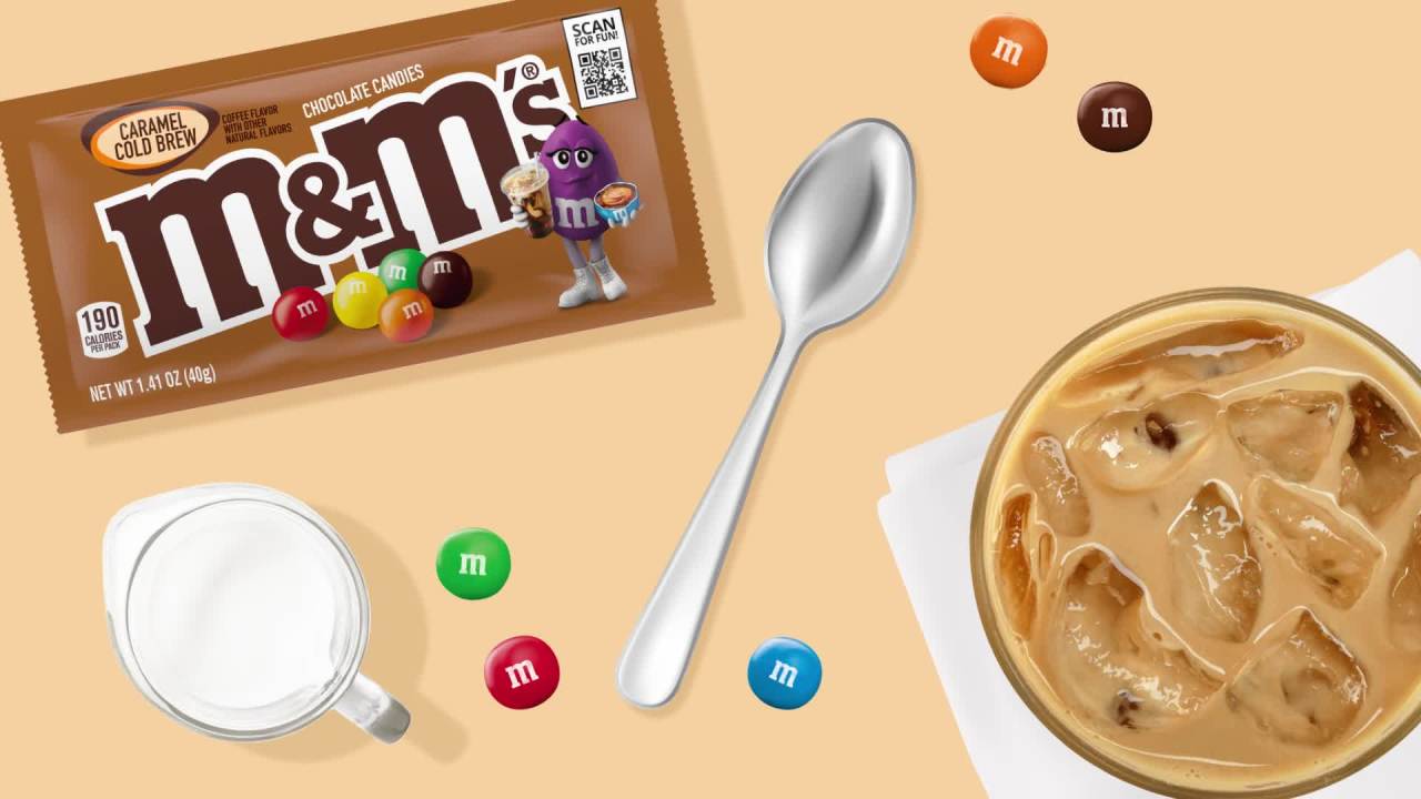 M&M's Caramel Cold Brew Milk Chocolate Candy - 1.41 oz Pack - Walmart.com
