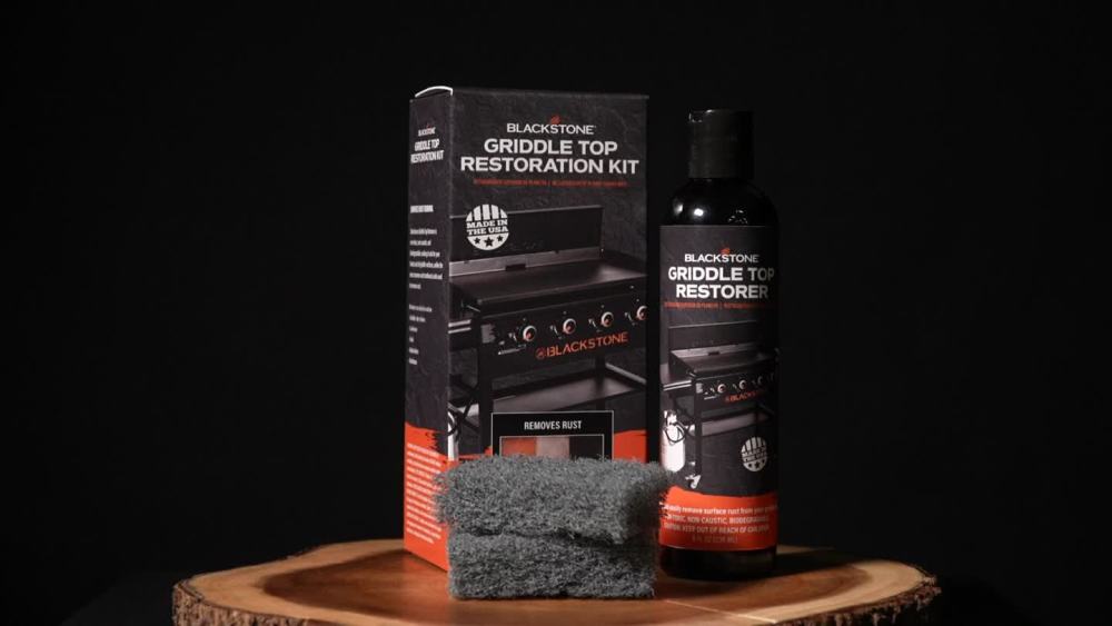 Blackstone 8 oz. Griddle Top Restoration Kit with Applicator Pads ...