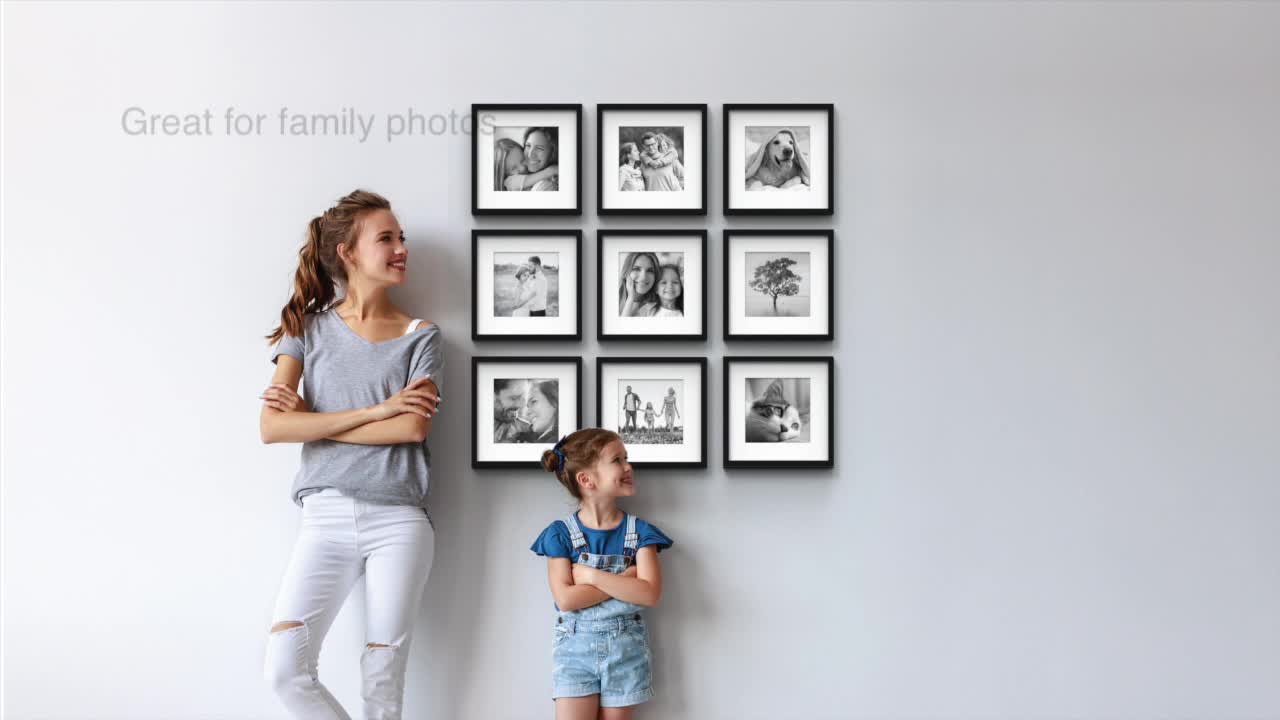 Instapoints 9 Piece 8x8 Wall Gallery Frame Set - Walmart.com