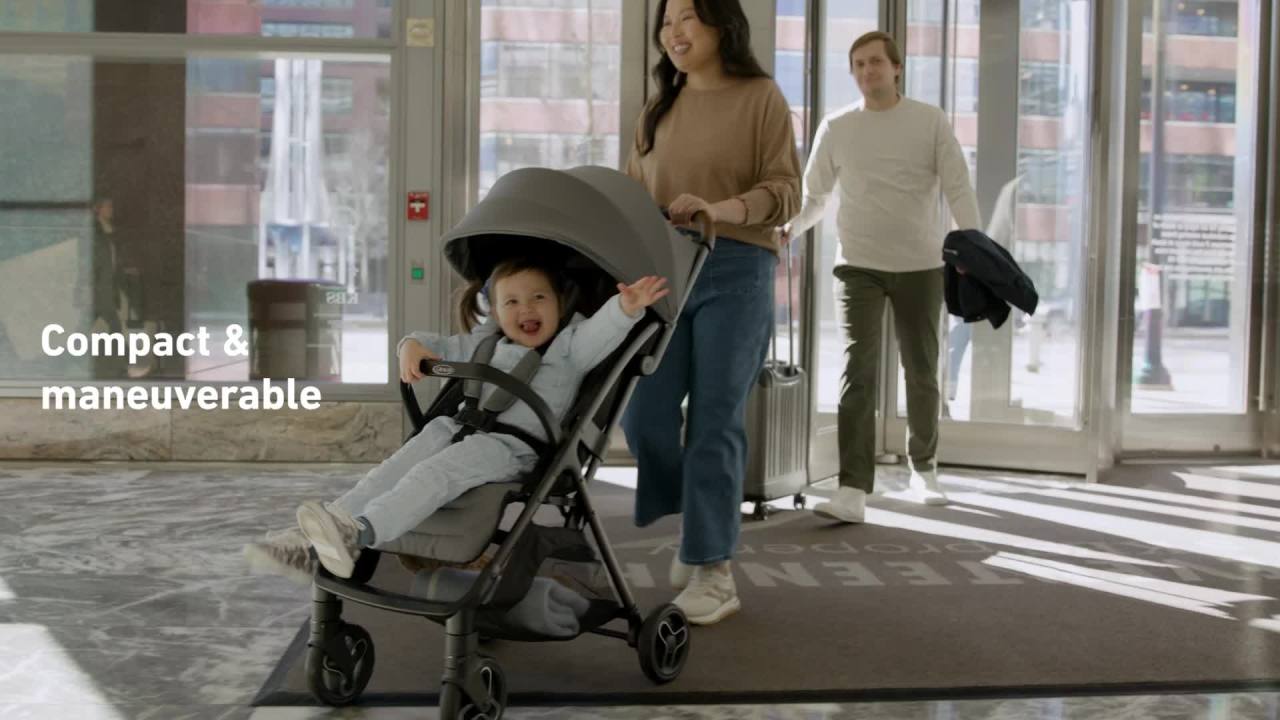Graco Ready2Jet Compact Stroller, Kingston, Grey - Walmart.com