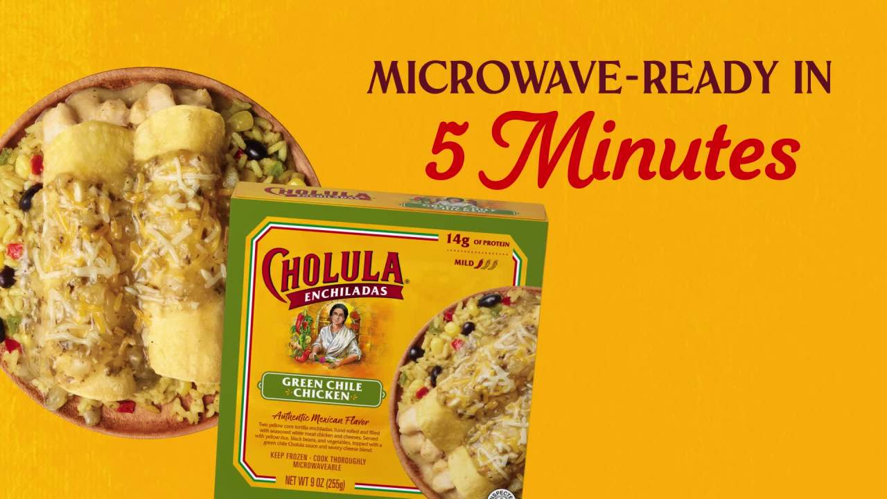 Cholula Green Chile Chicken Enchiladas, 9.0 oz Cup - Walmart.com